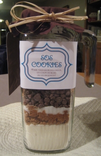 pot sos cookies marron